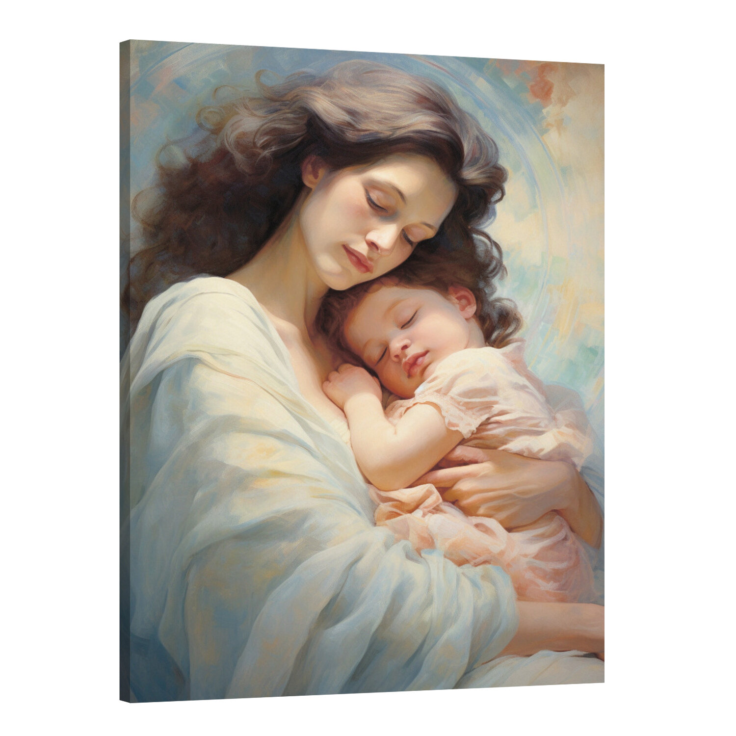 Интерьерная картина 50х70 "Радость материнства"