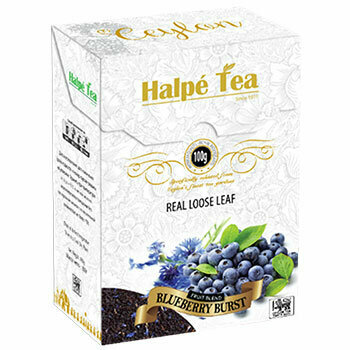 Чай черный "Черничный взрыв" LOOSE TEA BLACK BLUEBERRY 100г (весовой) HALPE TEA