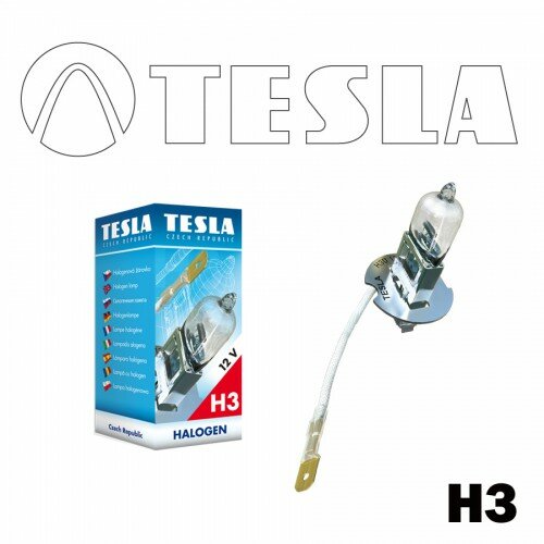 Лампа H3 12V 55W TESLA РК22s55 B10301