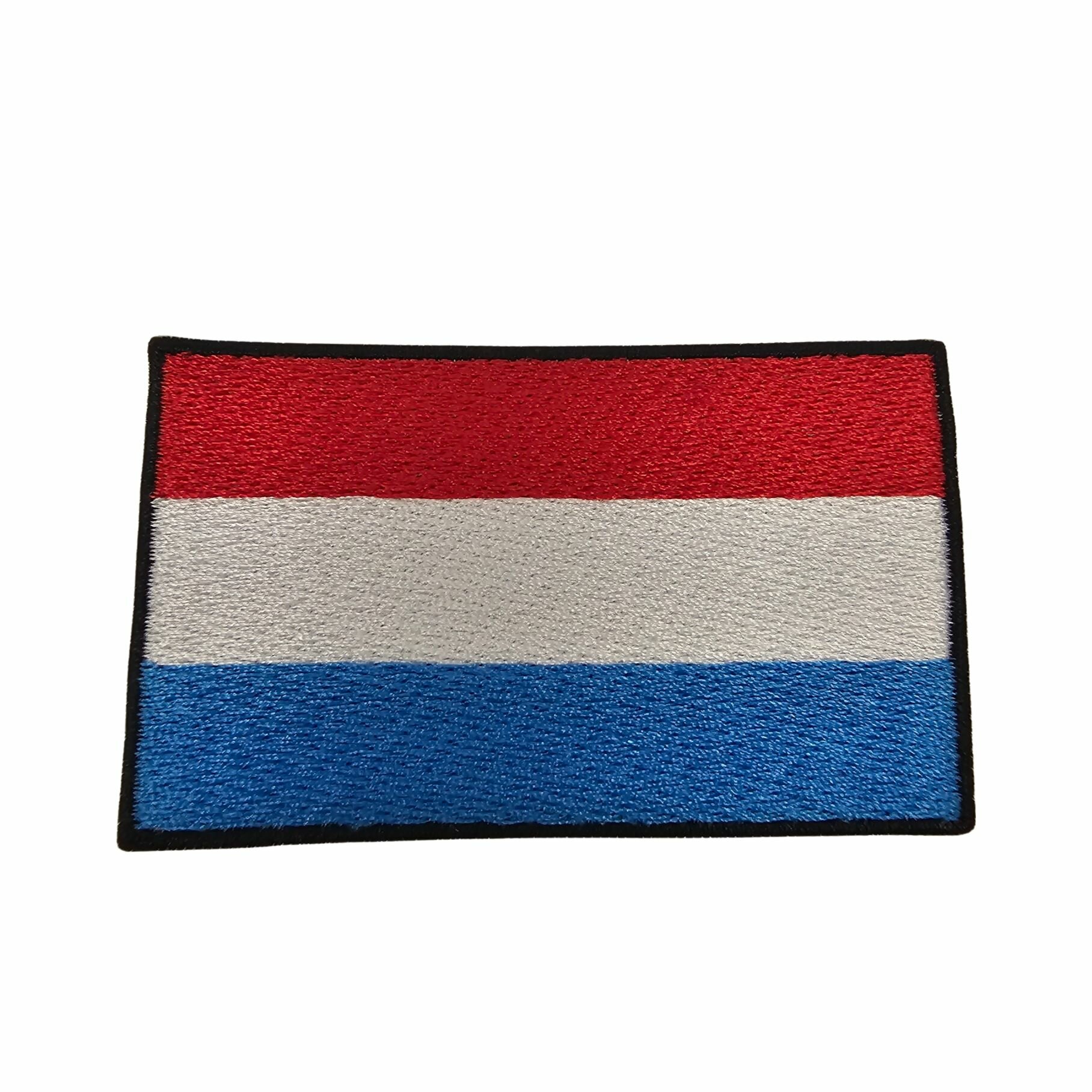 Нашивка шеврон патч, термоаппликация на клеевой основе, Флаг Люксембурга размер 80х50 мм