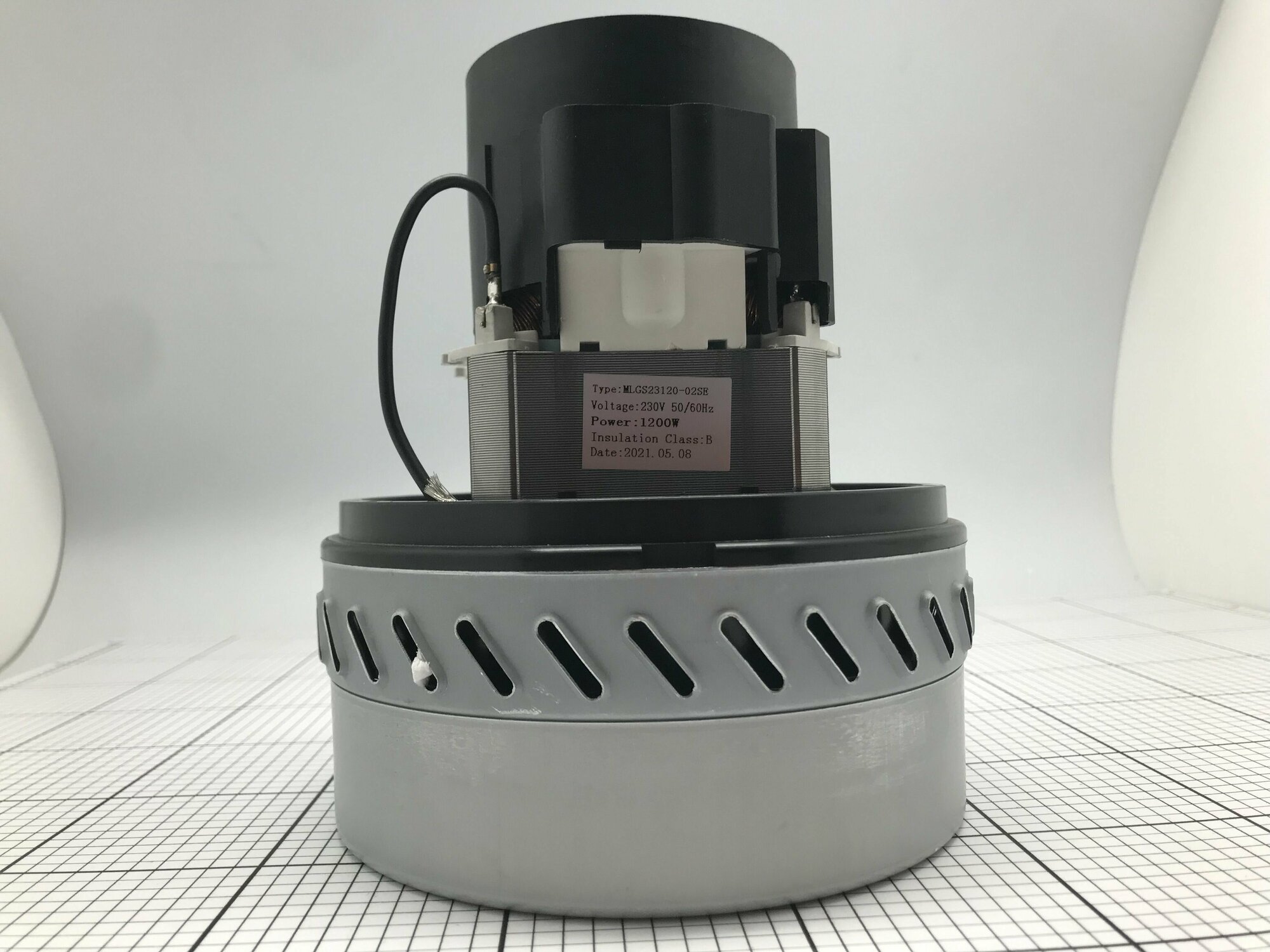 Двигатель моющего пылесоса, 1200W, D144мм, H167мм, 11ME06T, VAC001UN