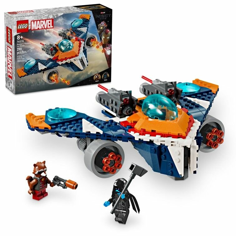 76278 Конструктор LEGO Super Heroes Rockets Warbird vs Ronan Боевая птица Ракеты против Ронана 290 деталей