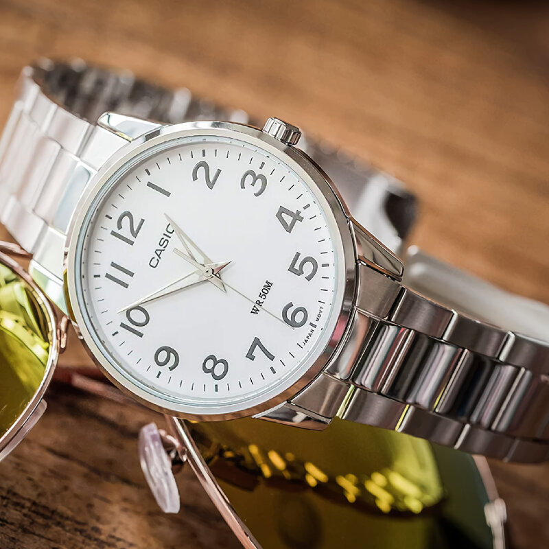 Наручные часы CASIO Collection Men, белый, — фото 1