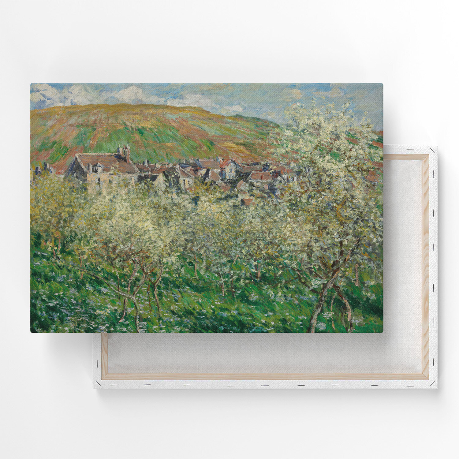 Картина на холсте, репродукция / Клод Моне - Сливы в цвету / Размер 60 x 80 см