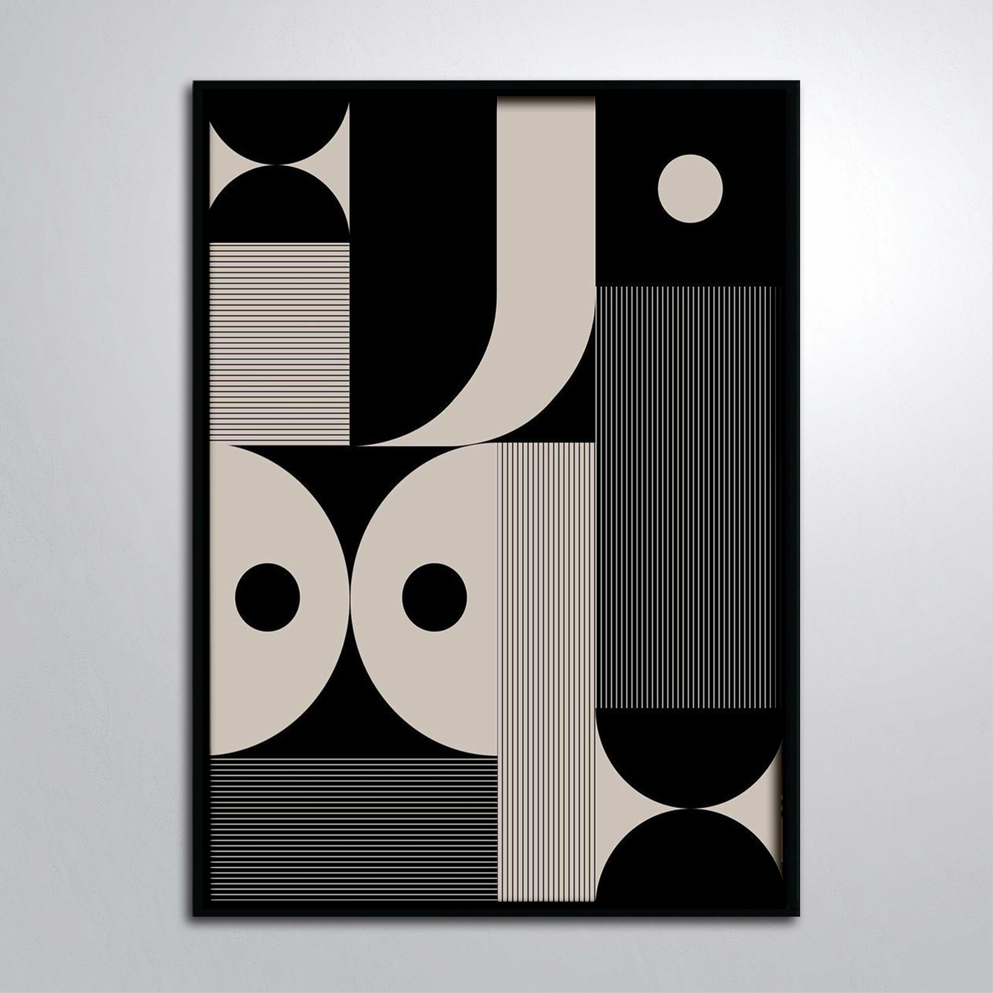 Постер в раме/Картина/Интерьерный плакат/Скандинавский/Абстракция на стену для Кухни Дизайн 140 Икеа