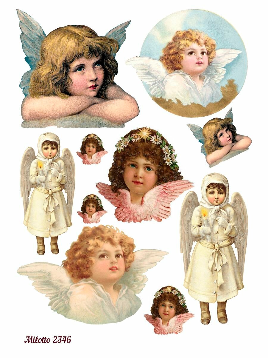 Рисовая бумага Milotto для декупажа