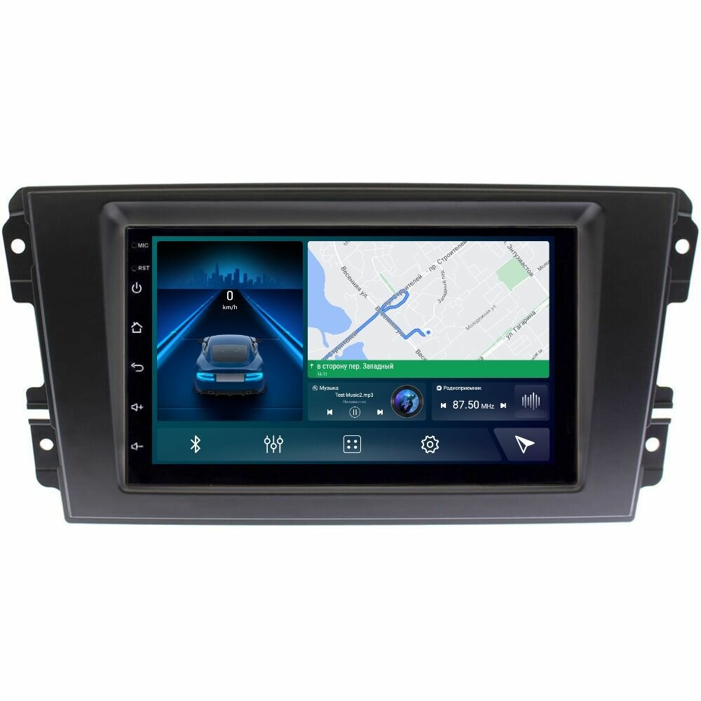 Магнитола CRS-300 Datsun On-Do, Mi-Do 2014-2021 - Android 13 - Процессор 8 ядер - Память 4+64Gb - Carplay - DSP 36 полос - 4G(Sim)