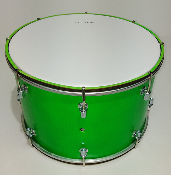 BD-10-2Z Барабан 10", 25х17см, настраиваемый, двусторонний, зеленый, Мастерская Бехтеревых