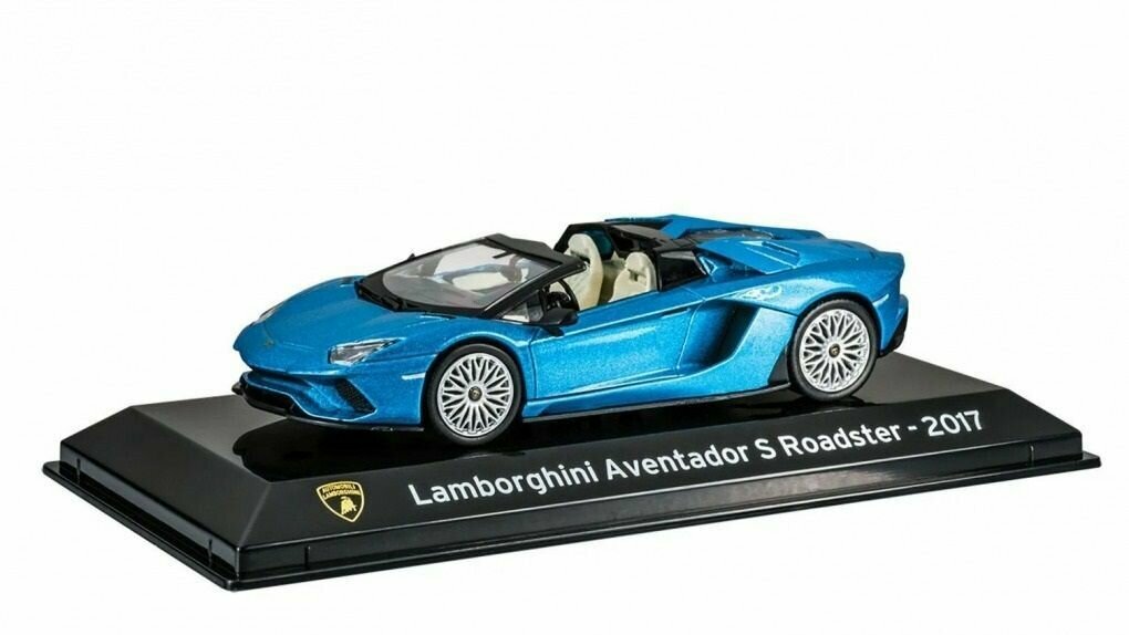 Масштабная модель LAMBORGHINI Aventador S Roadster (2017) blue