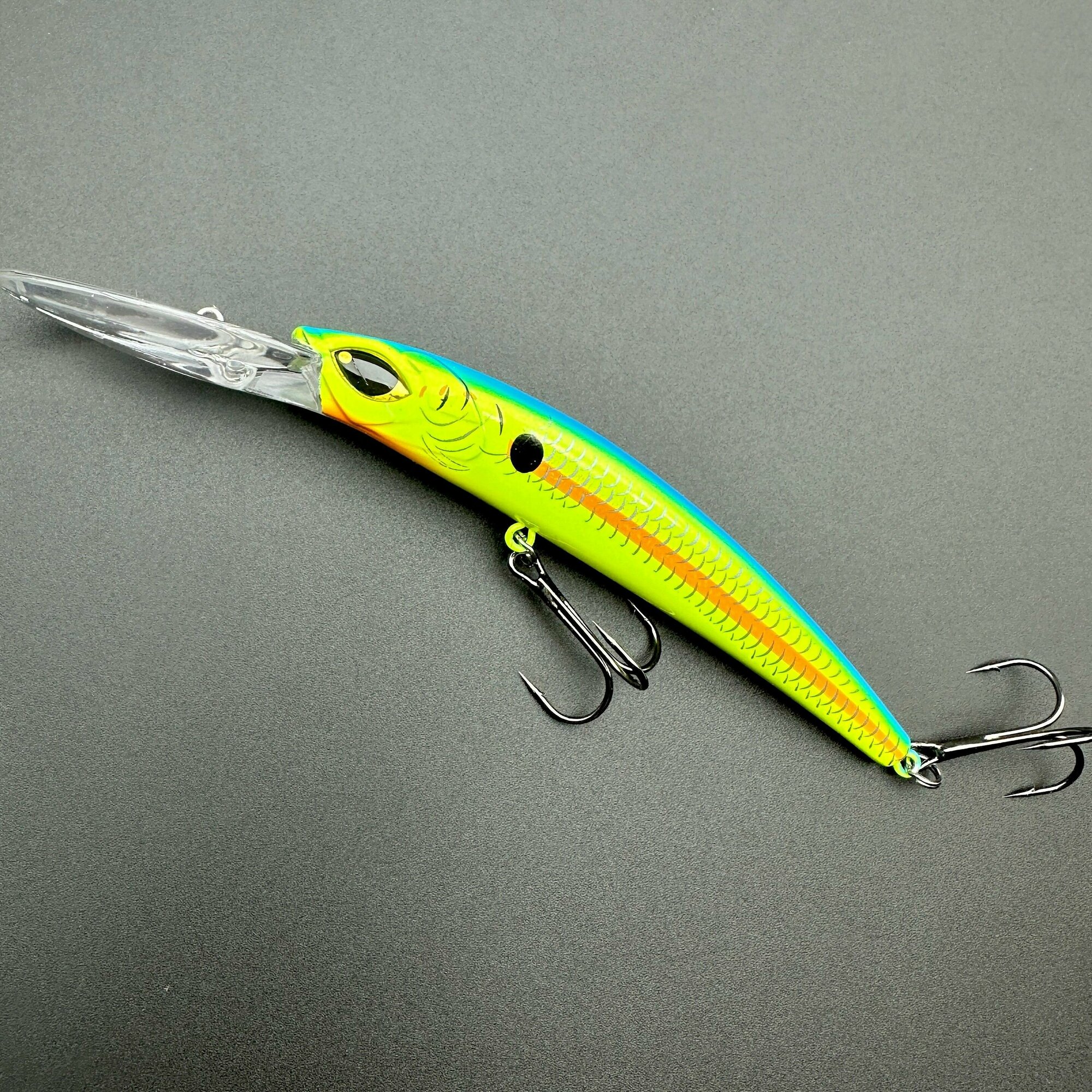 Воблер для троллинга 110 Crystal minnow Deep diver(F) на щуку, сома, судака