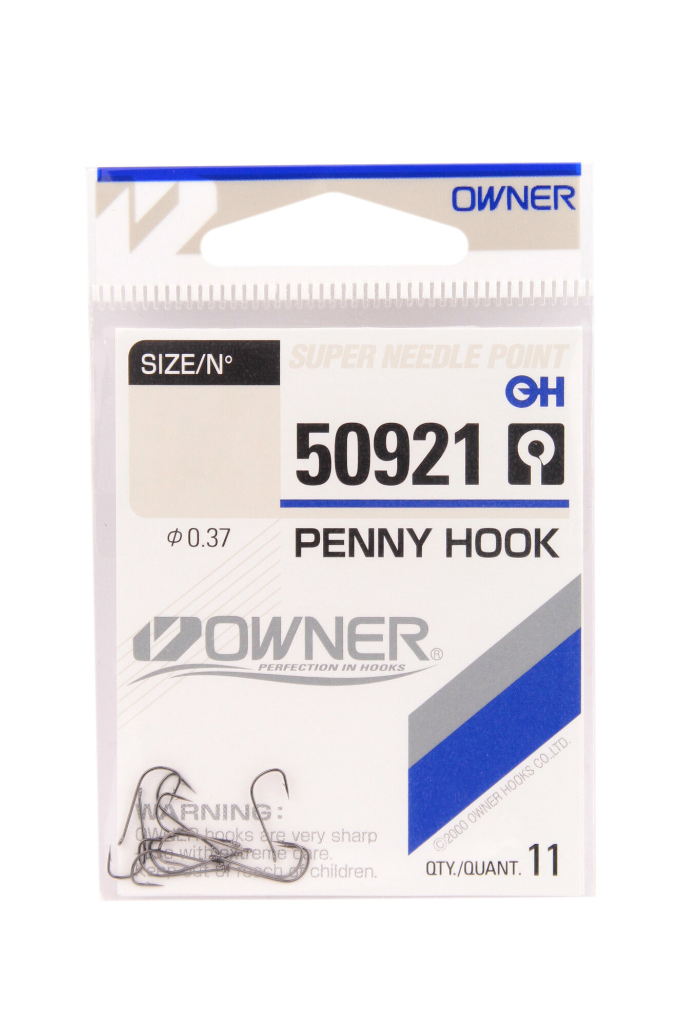 Owner 50921 №16 - одинарный рыболовный крючок для спиннинга и поплавочной ловли