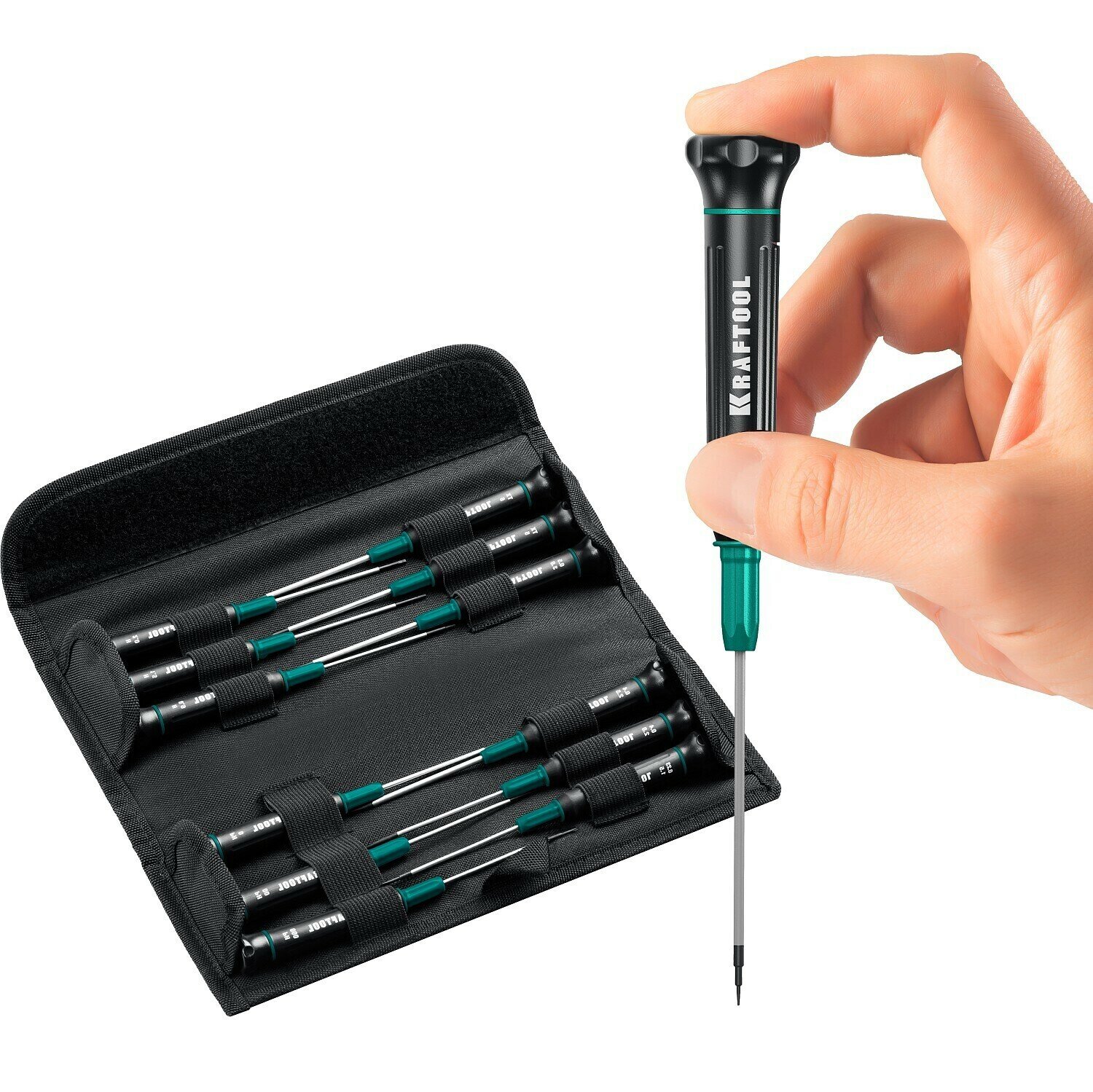 KRAFTOOL Precision-12, 12 предм, для точных работ, набор отверток (25689)