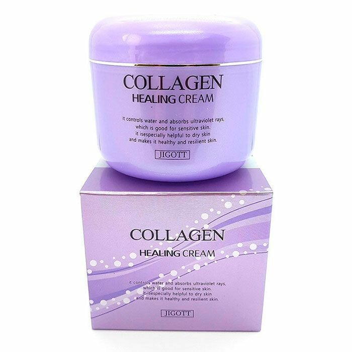 JIGOTT Collagen Healing Cream Питательный крем с коллагеном 100мл