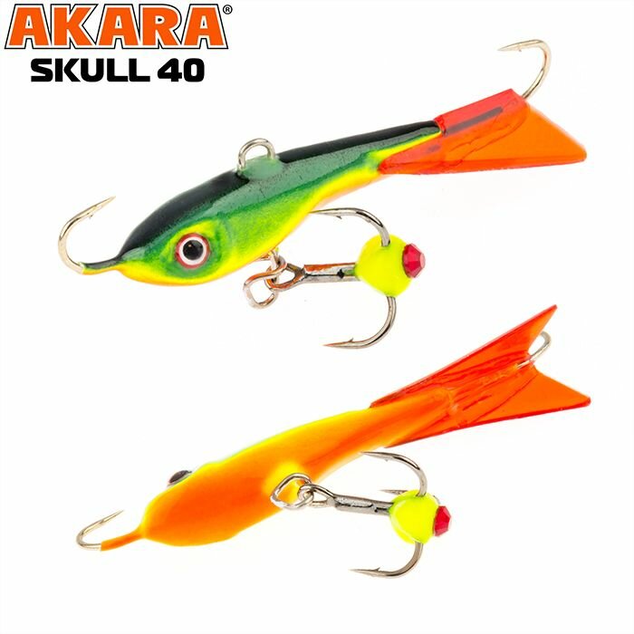 Балансир Akara Skull 40 вес 6г. 40мм. №27, 1шт