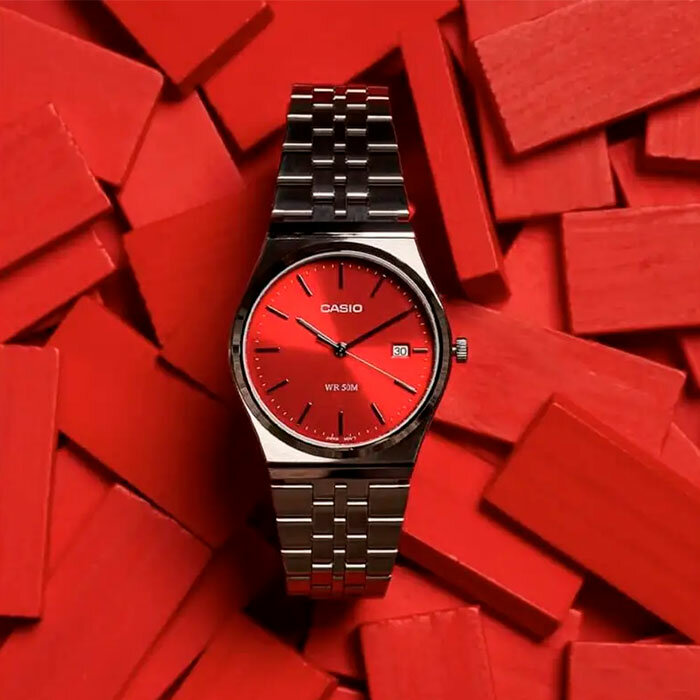 Наручные часы CASIO Collection, серебряный — фото 1