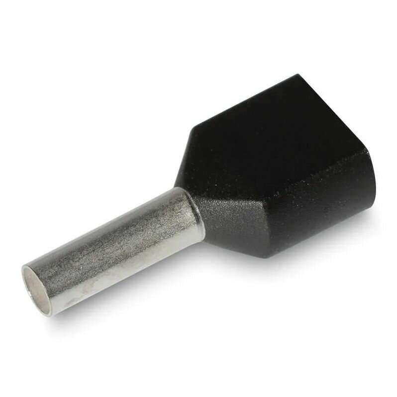 Наконечник штыревой двойной изолированный для провода сечением 2х1,5мм2 длиной 10мм арт.51391S Sorrex OY (100 штук)