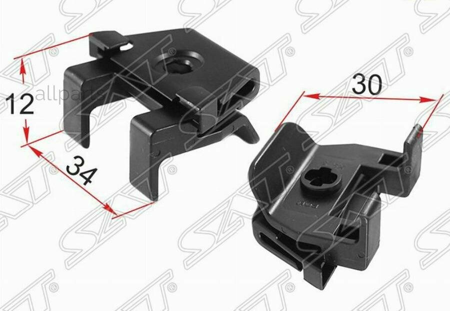 SAT ST-KJ-2485 Клипса крепления подкрылка TOYOTA/LEXUS (Продажа по 10шт)