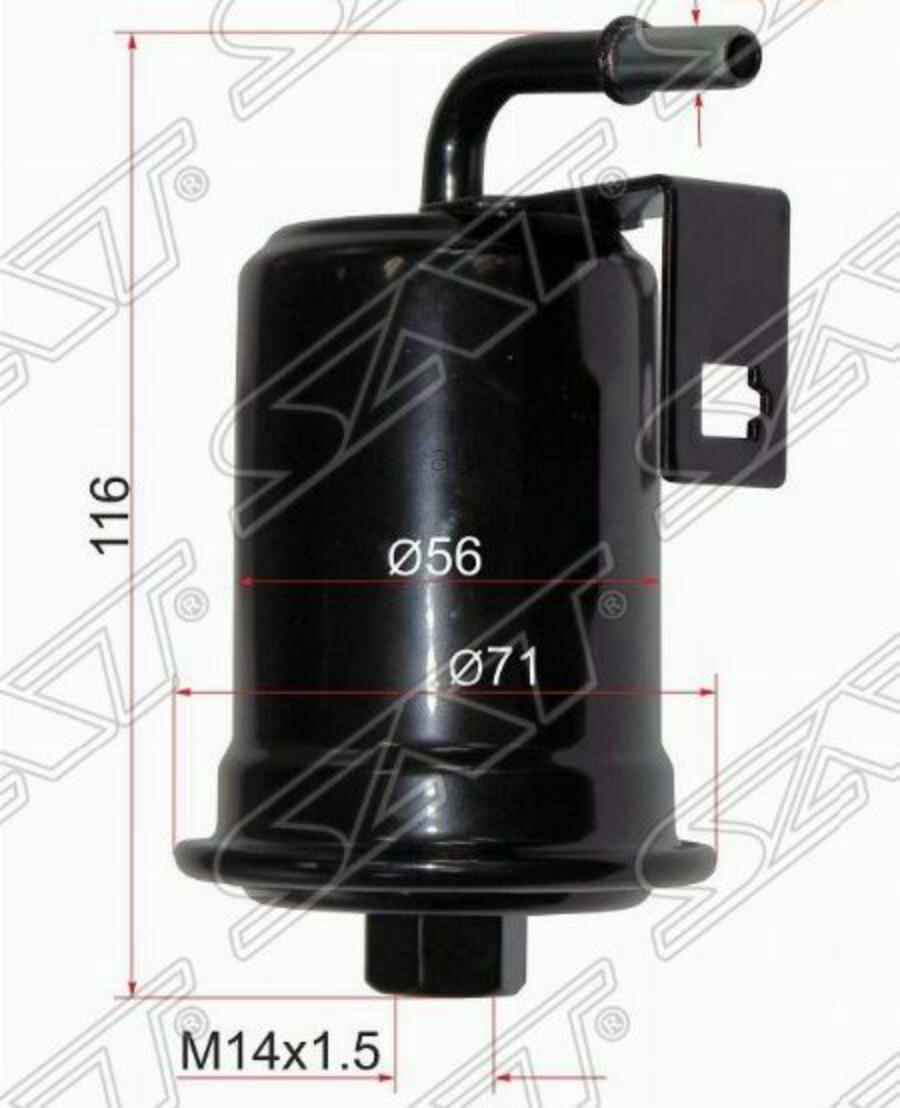 SAT ST-23300-50090 Фильтр топливный Toyota Land Cruiser (J100) 98-07 / Lexus LX 98-07