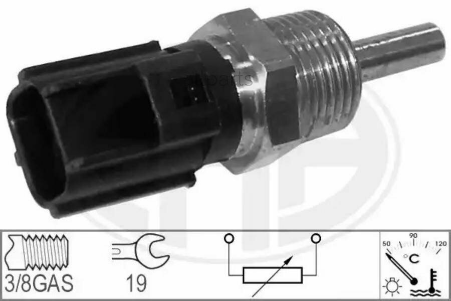 ERA 330619 Датчик температуры охлаждающей жидкости DAIHATSU: APPLAUSE I (A101, A111) 1.6 16V (A101)/1.6 16V 4WD (A111) 89-97, CHARADE IV (G200, G202) 1.3 i 16V/1.6 GTi 93-00, CUORE IV (L501) 0.8 9