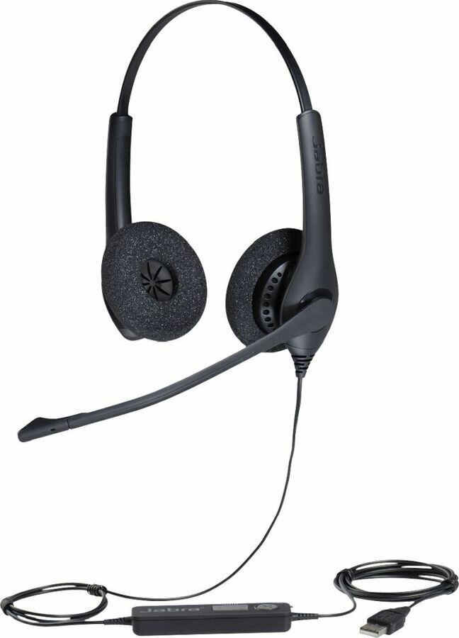 Компьютерная гарнитура Jabra BIZ 1500 Duo, черный