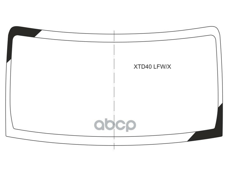 Стекло лобовое Daihatsu Grand Max 07-19 / Toyota Lite Ace 08-20 XYG арт. XTD40 LFW/X