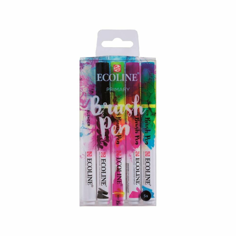 Royal Talens Ecoline Набор акварельных маркеров 1-3 мм кисть 5 цв. для иллюстраций цвет 11509911 бежевые-розовые