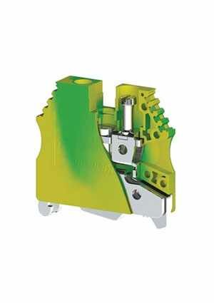 AVK6TK (земля), 334460 Клеммник на DIN-рейку 6 мм. кв.