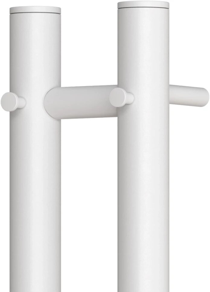 Полотенцесушитель электрический Point Деметра П3 PN12812W 1190x112, диммер правый, белый матовый