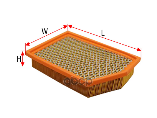 Фильтр Воздушный Jeep Cherokee (Kl) 2.0 Crd 14- Chrysler 52022376Aa; Chrysler 52022378Aa; Chrysler 52022378Ab Sakura арт. A66210