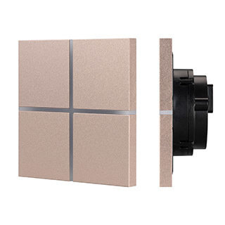 039670 ARLIGHT Сенсорная панель KNX-304-13-IN Champagne (BUS, Frameless) (IARL, IP20 Металл)