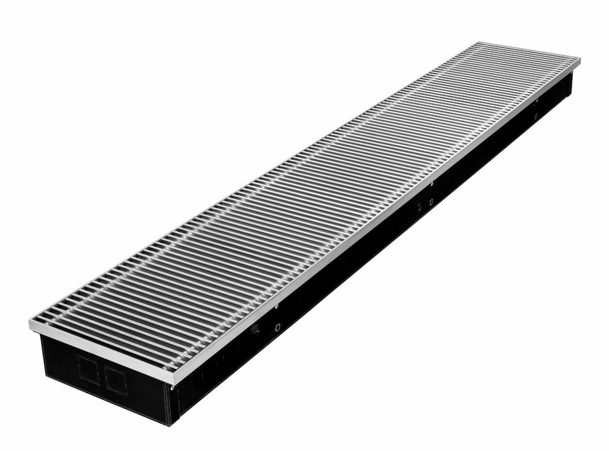 Конвектор внутрипольный Gekon Eco с решеткой RNA H08 L150 T18 (без клапана)