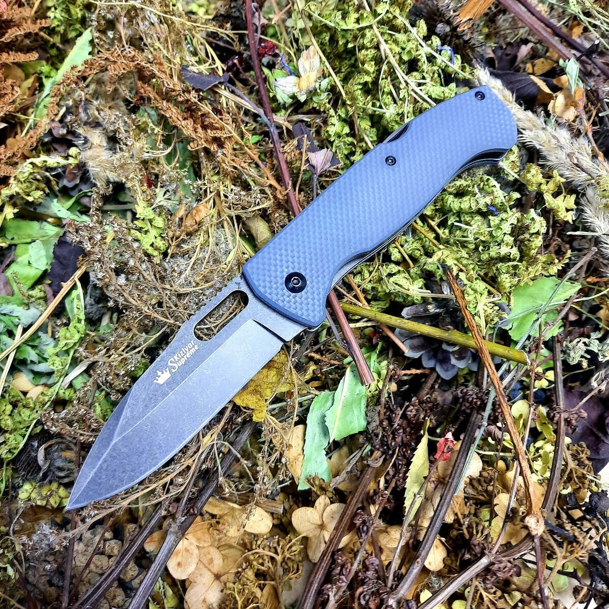 Складной нож Ute 440C StoneWash Gray G10, 4650065055819