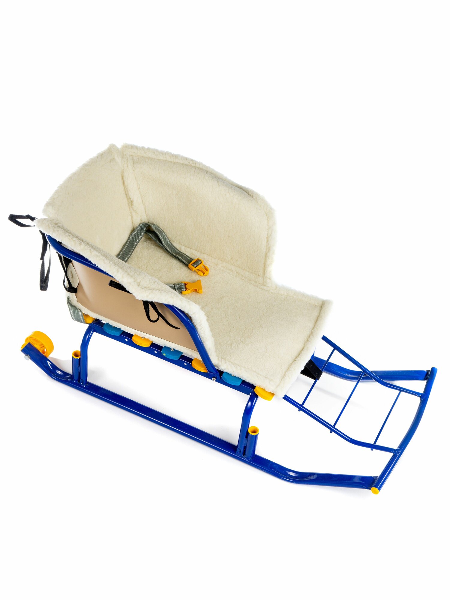 Матрасик меховой для санок и санимобиля, накидка на сиденье