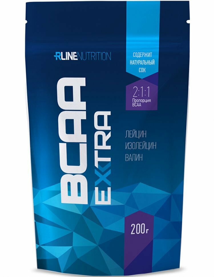 БЦАА Экстра/BCAA EXTRA пакет 200гр. R-Line, Яблоко