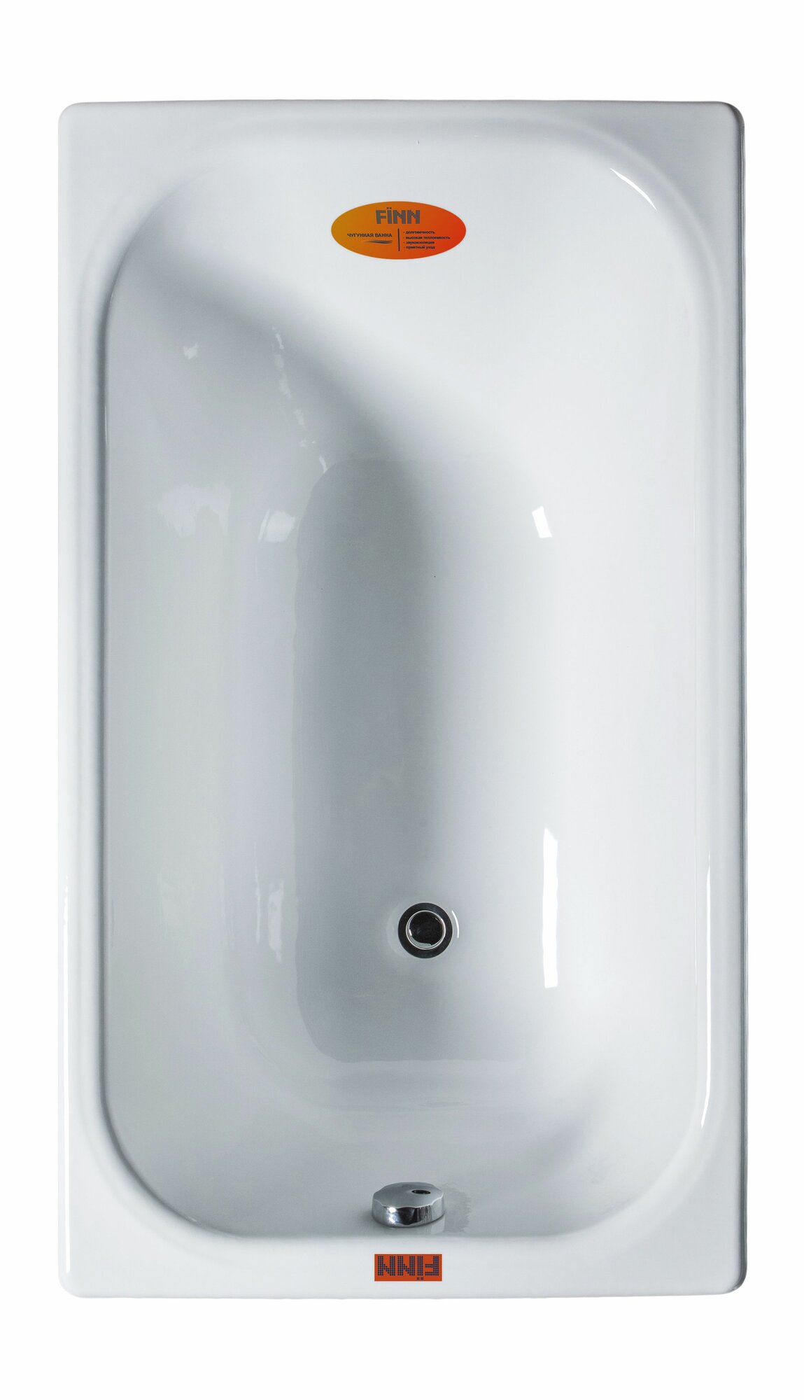 Чугунная ванна Finn Sonata 120x70x44