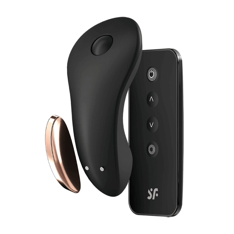 Мини-вибратор на трусики Satisfyer Little Secret, чёрный Satisfyer Мини-вибратор на трусики Satisfyer Little Secret, чёрный