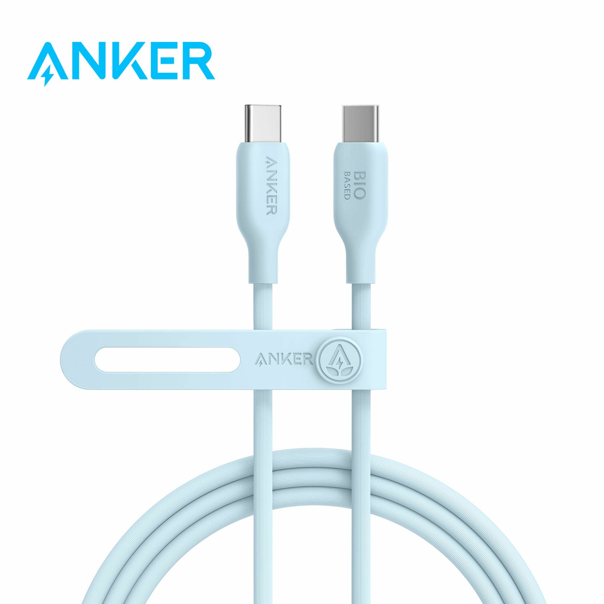 Anker 543 USB C to USB C Cable (240W 6ft), USB 2.0 Bio-Based Charging Cable для iPhone 15 / 15Pro / 15Plus / 15ProMax, MacBook Pro 2020, iPad Pro 2020, iPad Air 4, Samsung Galaxy S23 (Phantom Black)