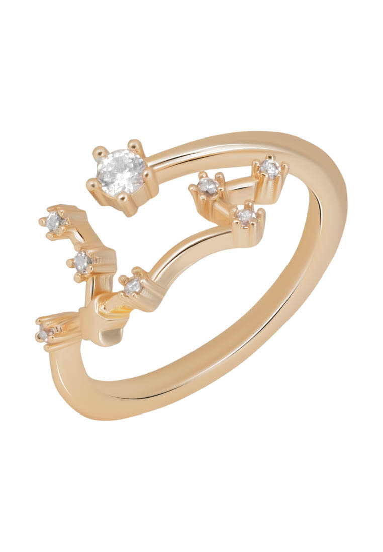 Кольцо помолвочное, фианит