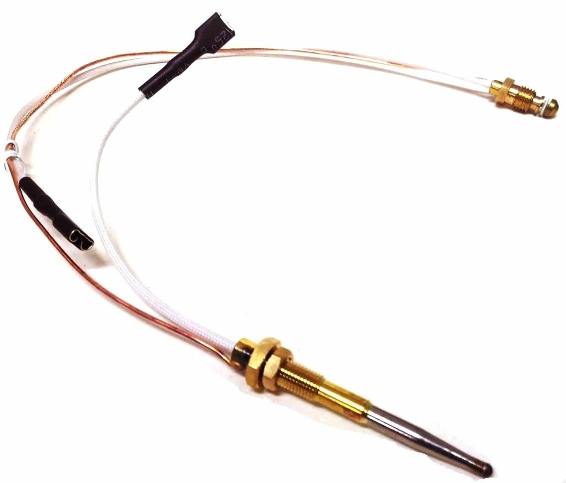 Термопара для газовой пушки, колонки резьба с 2-х сторон (длина - 440 мм, резьба М6 / М8)