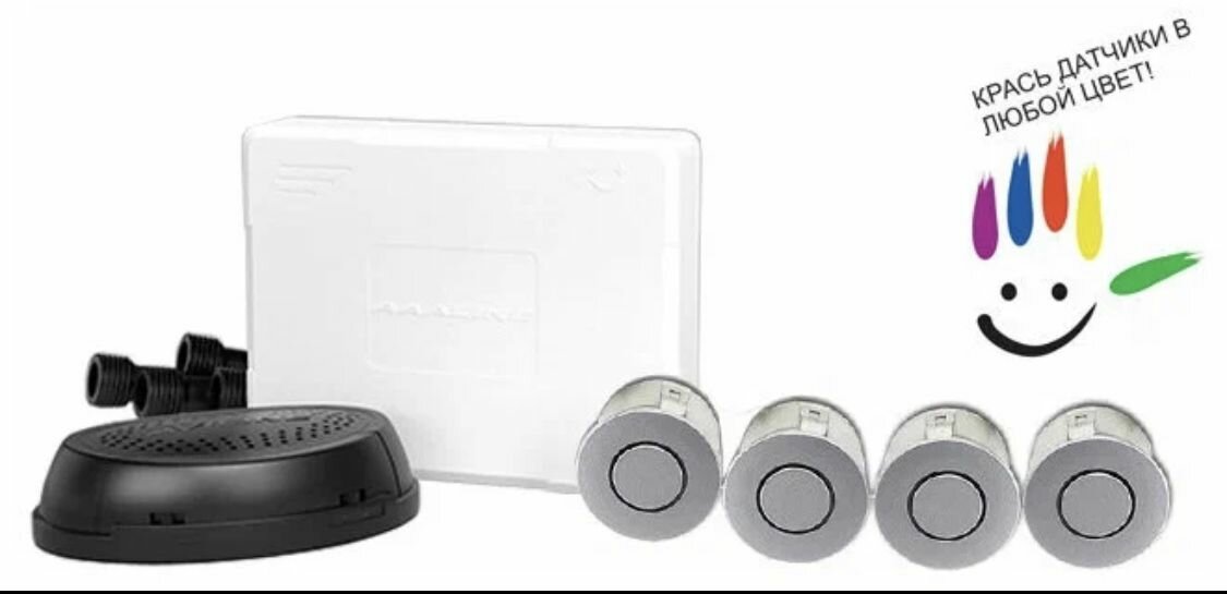 AAALINE RNG-14 Silver Парктроник с классическими датчиками (4шт)