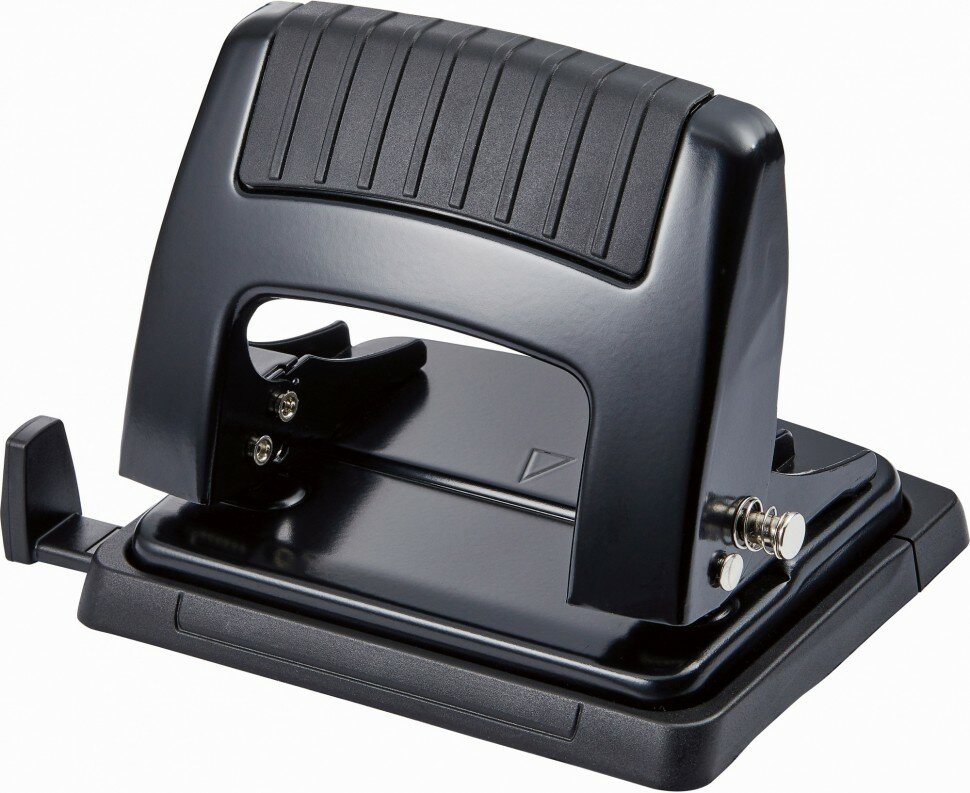 Дырокол Kw-Trio 09165BLACK макс:20лист. металл черный отв:2 с линейкой