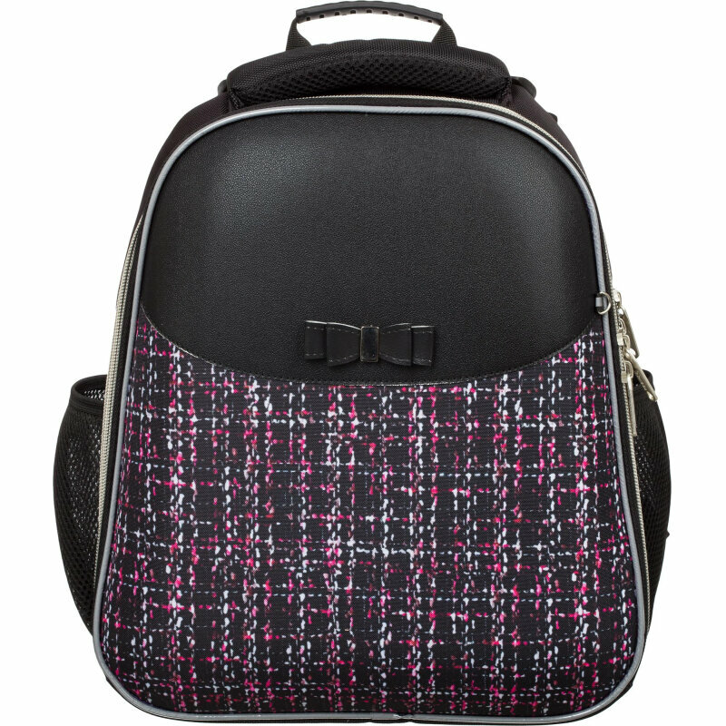 Ранец Комус Класс Basic Fashion твид черный, 2 отд, эргоном. спинка, 1556968