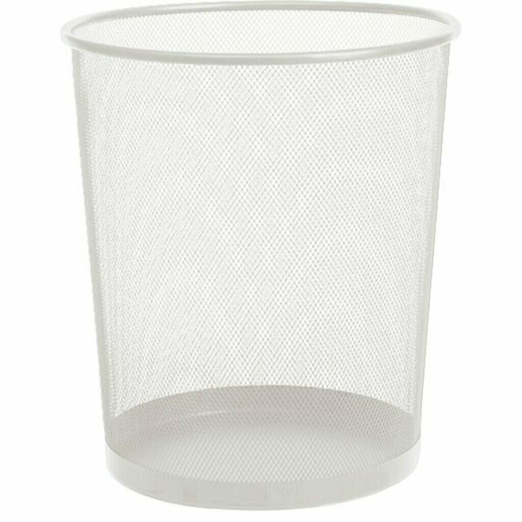 Корзина для мусора круглая сетчатая 24*29,5*33,5см железная, серая