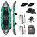Байдарка Aqua Marina Laxo-320, двухместная, ПВХ, регулируемое сиденье, 2 весла, ...