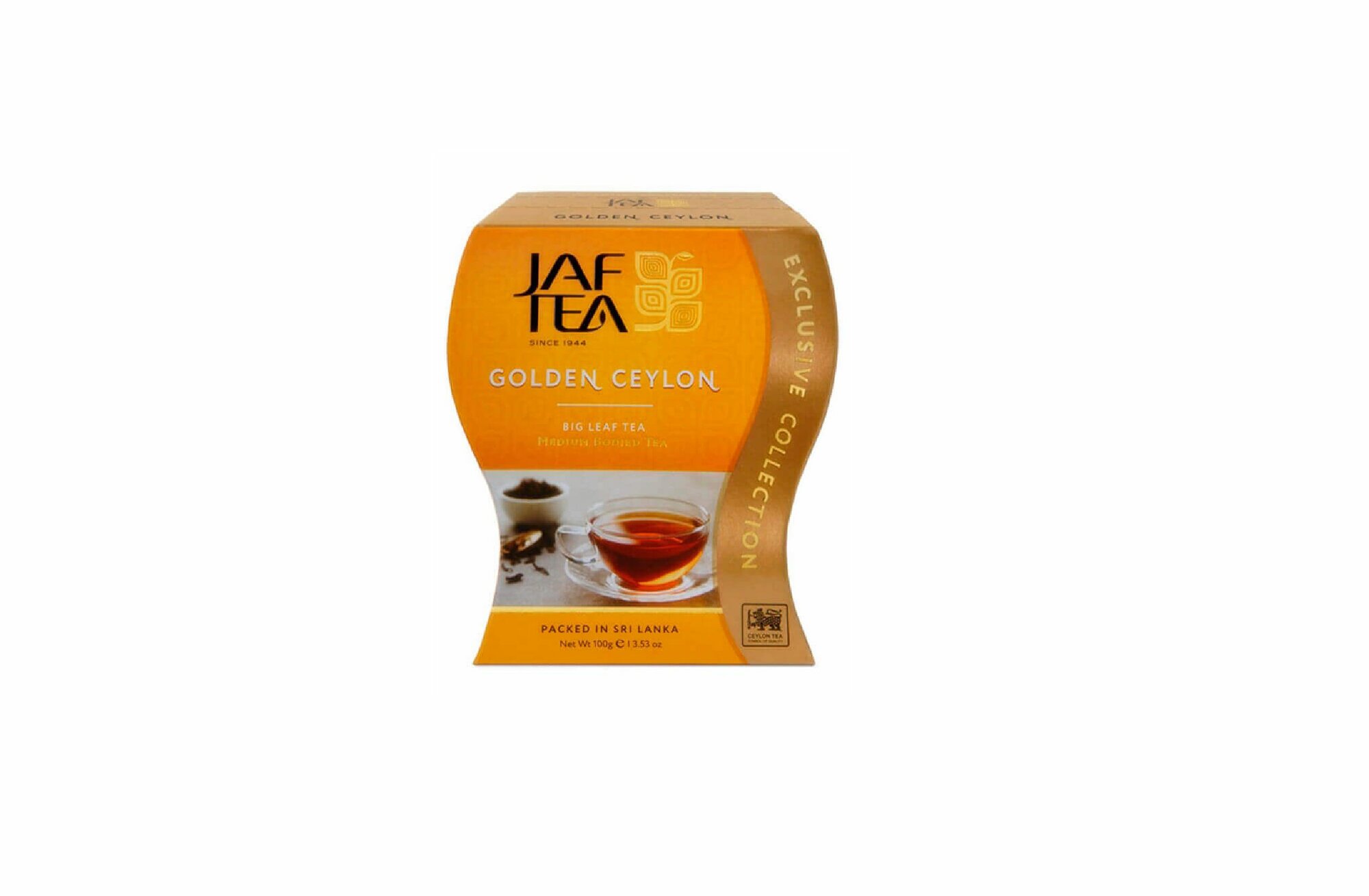 Jaf Tea Чай листовой "Golden Ceylon", ОРА, черный, 100 гр
