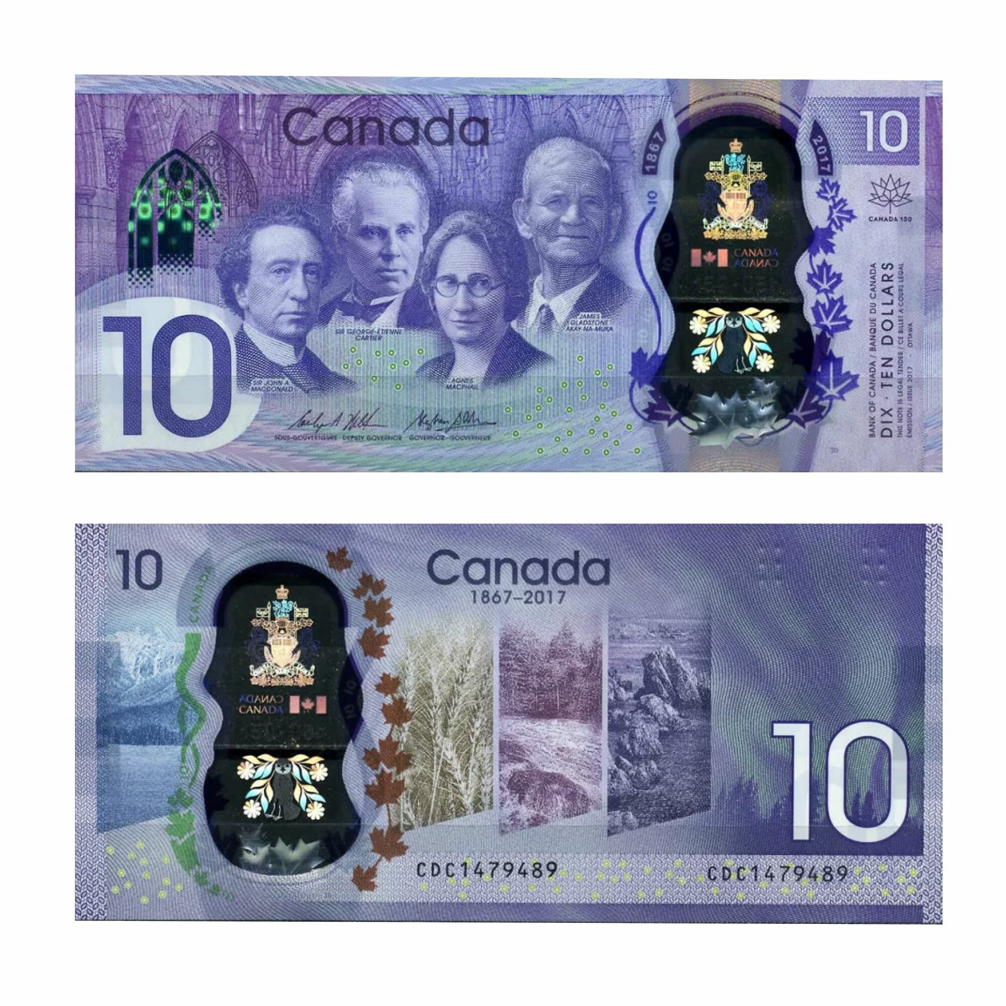 Банкнота Канада 2017 год Uncirculated (UNC) Pick 112