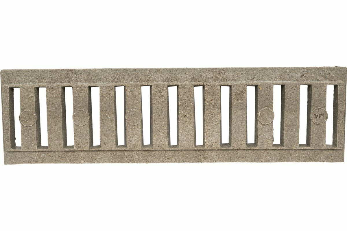 Дренажная решетка Титан ООО ТК 500x140x18 мрамор 501418РМ для дорожных покрытий