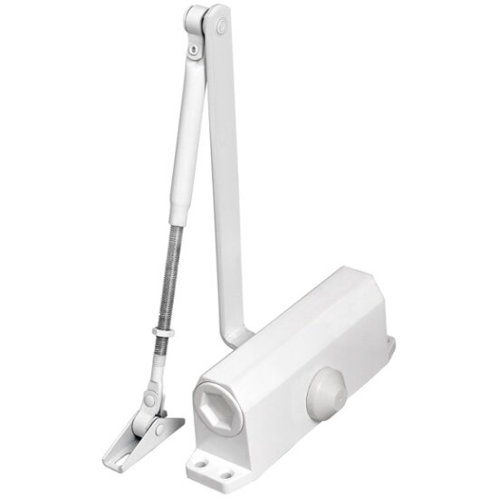 Доводчик дверной Ajax DCTR50-100 (TDR-100) 50-100кг WH белый