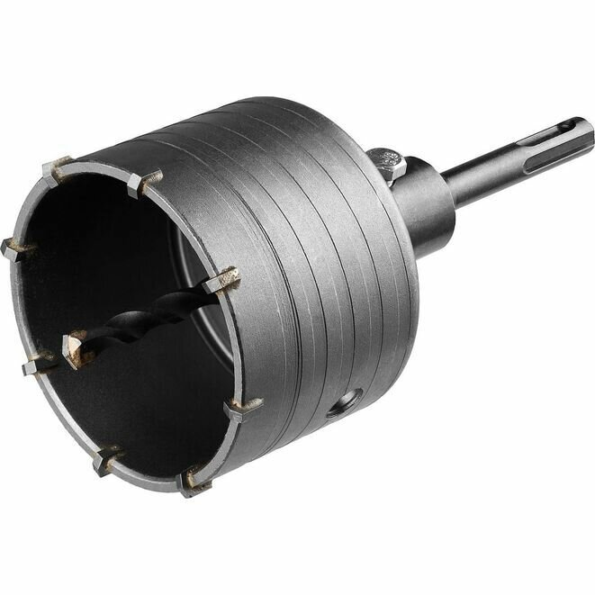 Коронка по бетону с державкой, 80 мм, СИБИН