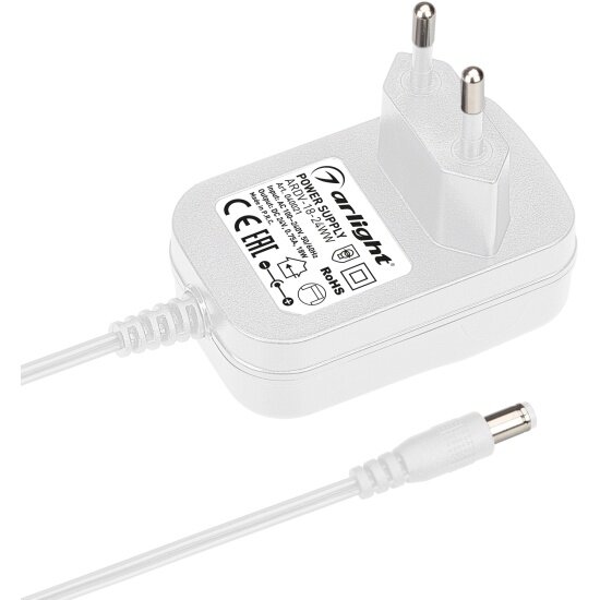 Блок питания Arlight ARDV-18-24WW (24V, 0,75A, 18W) (, Адаптер, 3 года)